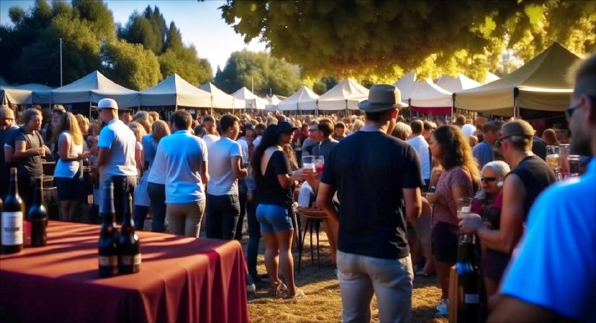 Wine Festival "Educate Your Senses" in Montebello Park